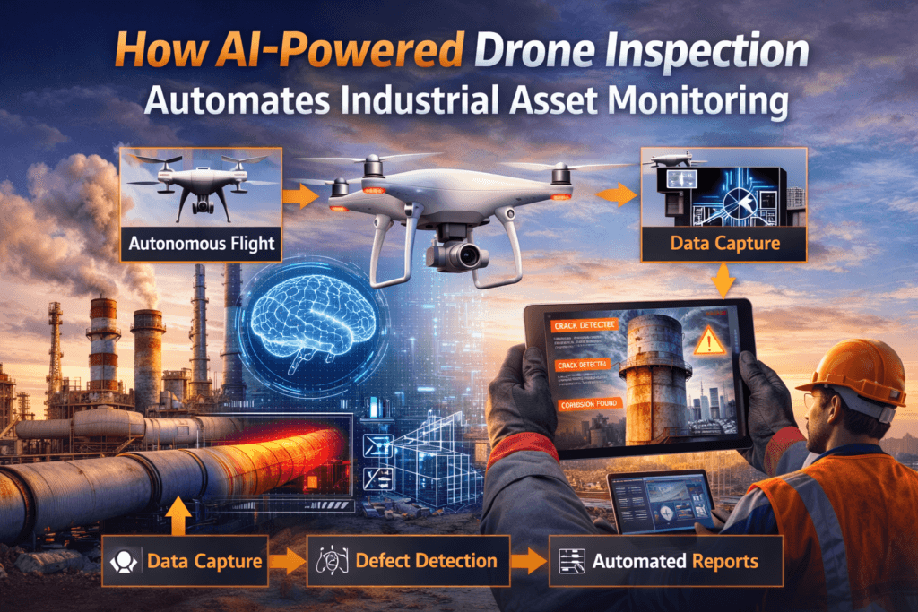 AI-Powered Drone Inspection for Industrial Assets | Smart Automation